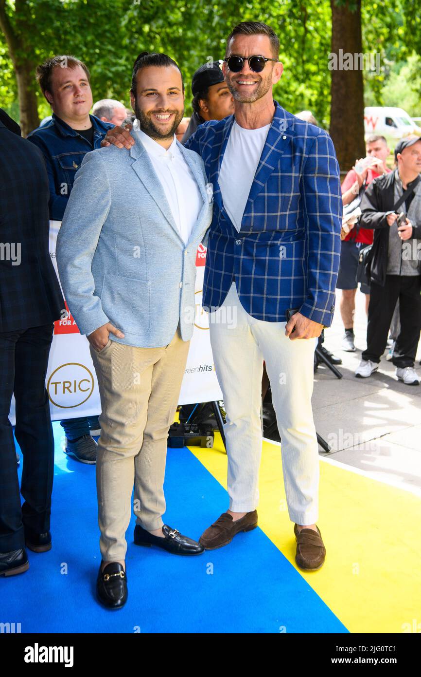 London, UK. 6 July 2022. Scott Maslen arriving for the TRIC Awards 2022 ...