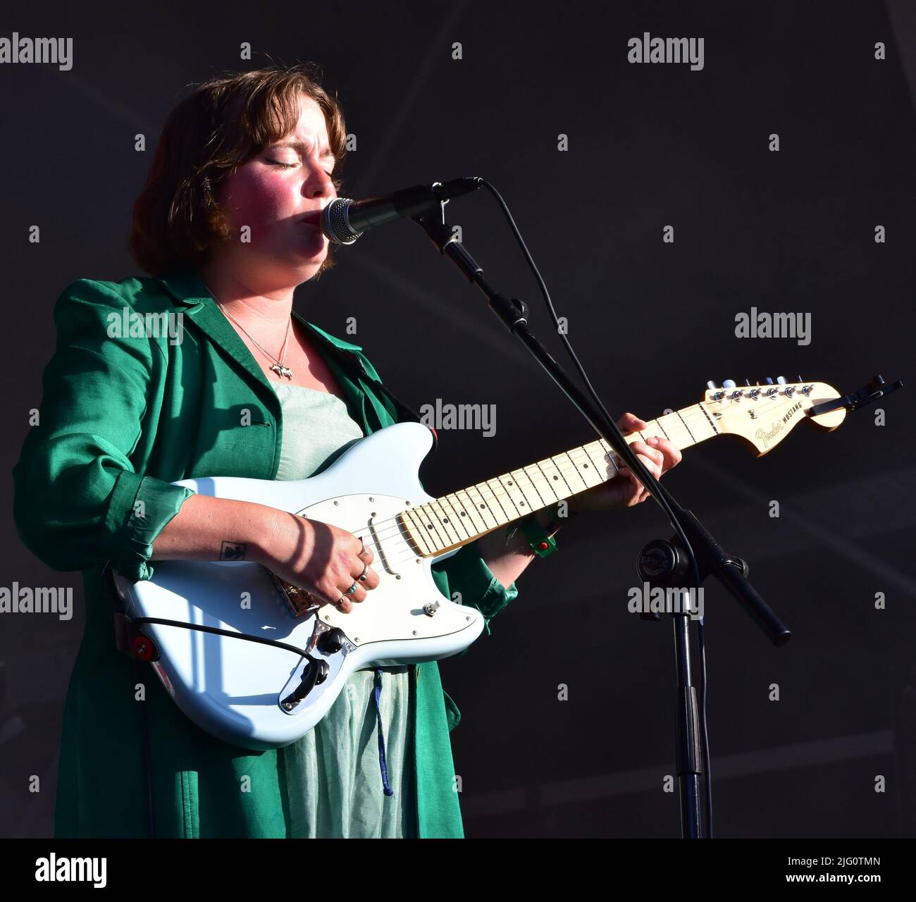 Katy J Pearson and her band at the Bristol Sounds festival, Lloyds ...