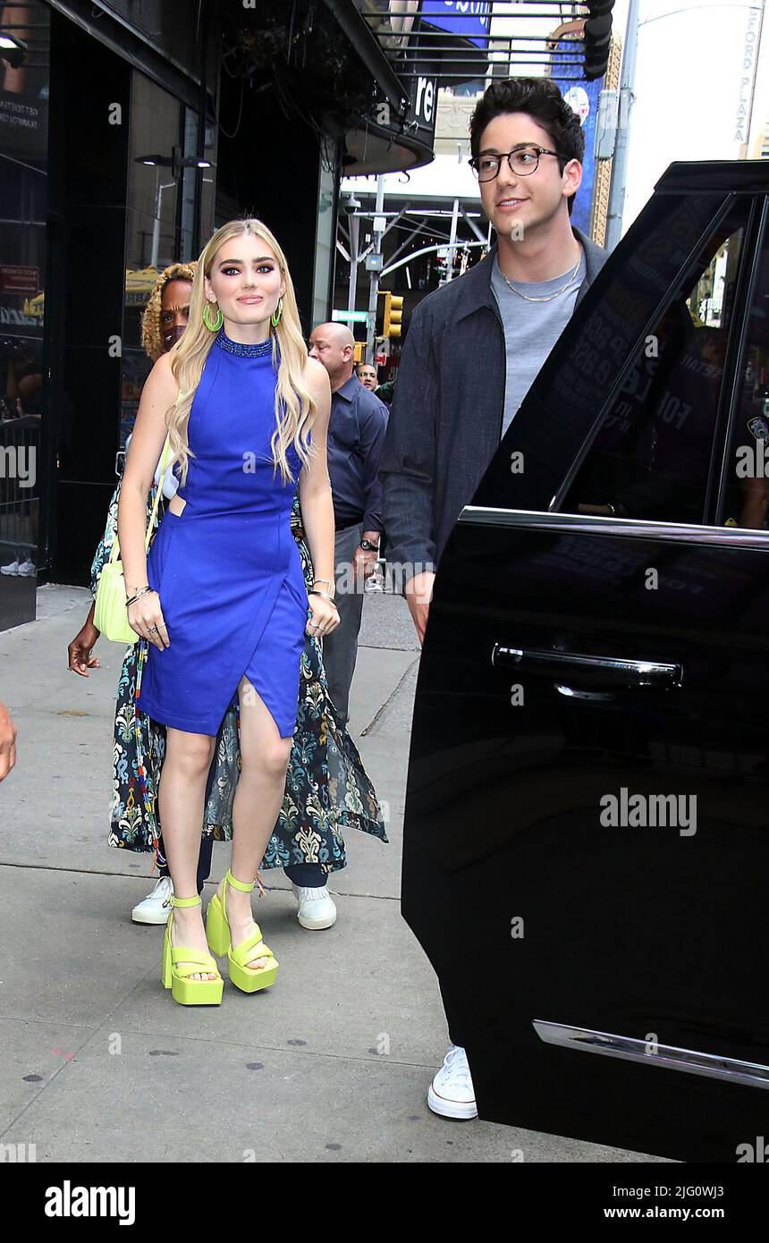 Meg Donnelly And Milo Manheim At Good Morning America -PICTURED: Meg ...