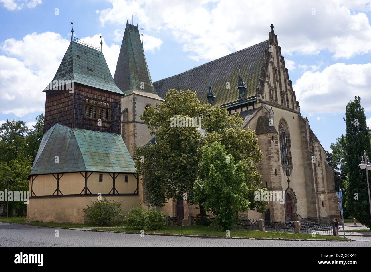 Rakovnik, Czech Republic - July 2, 2022 - the Gothic church of St ...