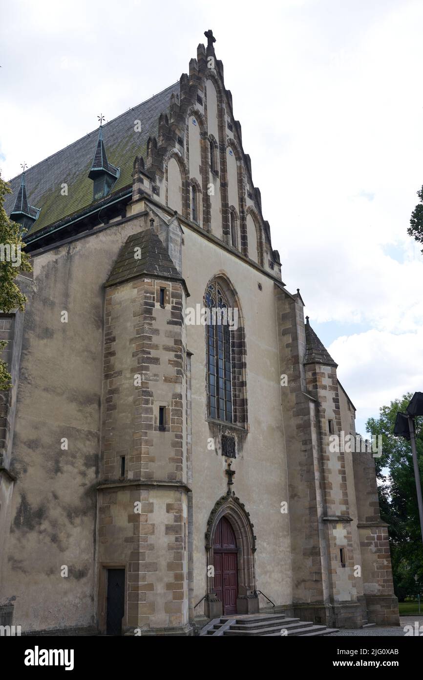 Rakovnik, Czech Republic - July 2, 2022 - the Gothic church of St ...