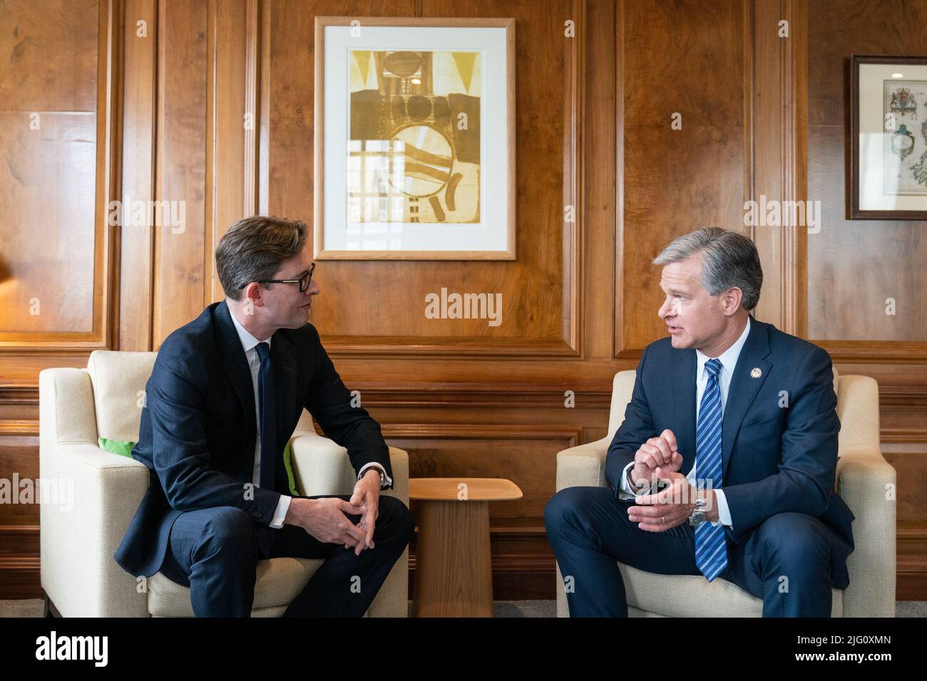 Christopher wray, ken mccallum hi-res stock photography and images - Alamy