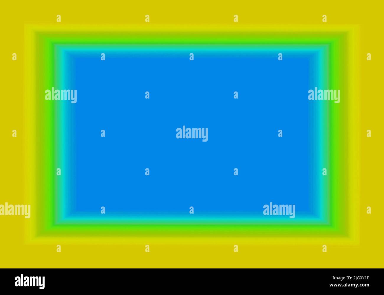 Illustration of Bumblebee Yellow with Sky Blue Copy Space Rectangular ...