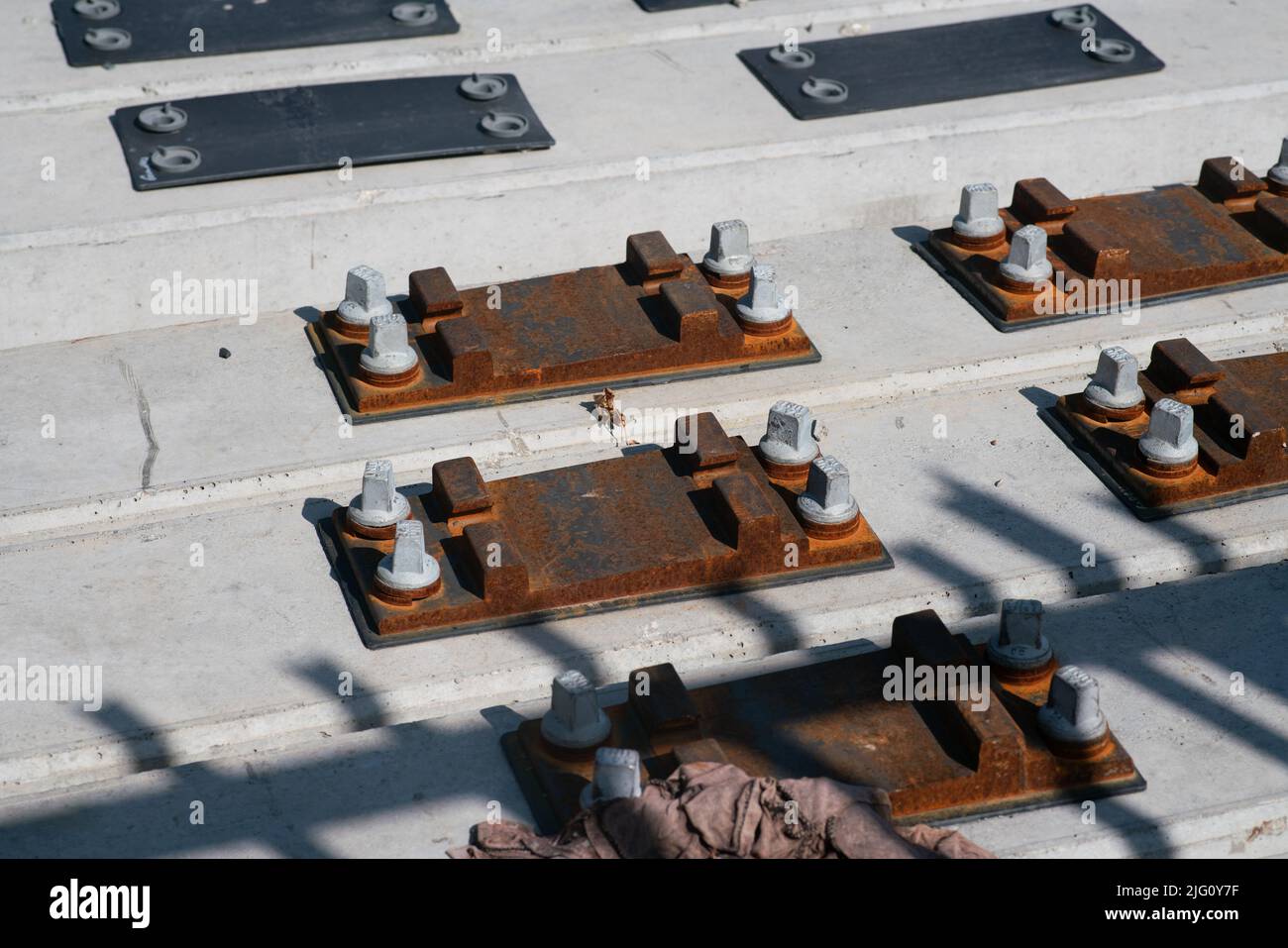 Stack reinforced concrete railway hi-res stock photography and images ...