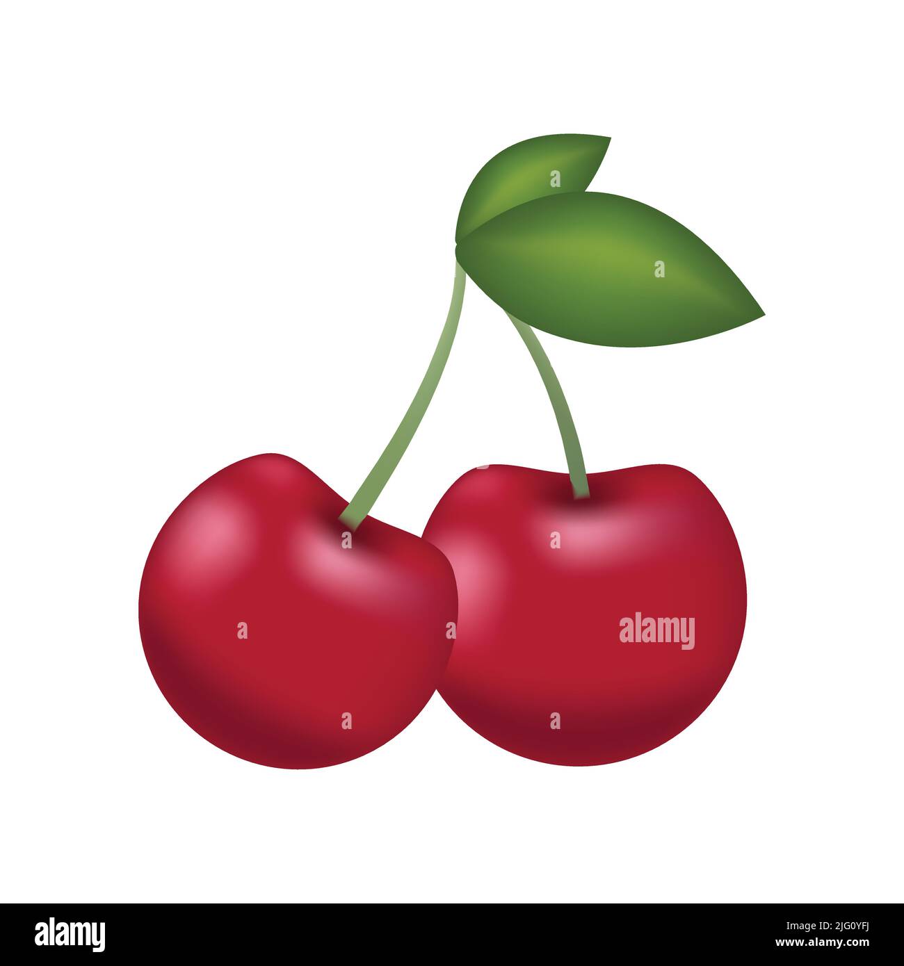 Cherry Fruit Emoji Vector Design. Art Illustration Agriculture Food ...