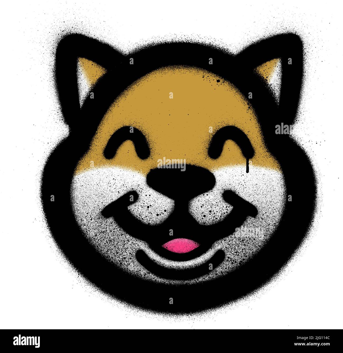 Dog grafitti Stock Vector Images - Alamy