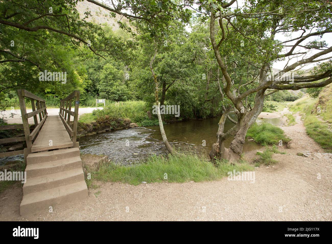 Dovedale Peak District Staffordshire and Derbyshire, England Stock ...