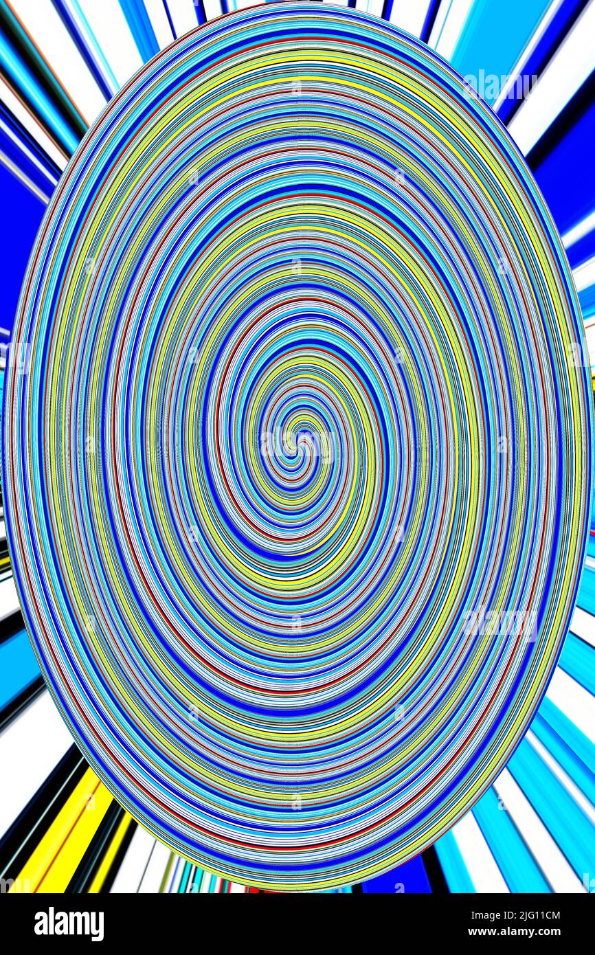 Abstract and contemporary digital art twirl design Stock Photo - Alamy