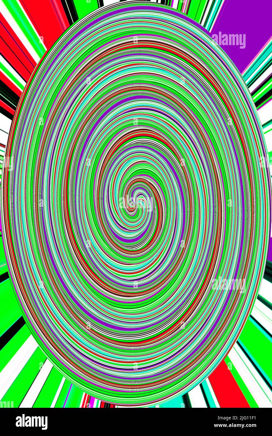 Abstract and contemporary digital art twirl design Stock Photo - Alamy