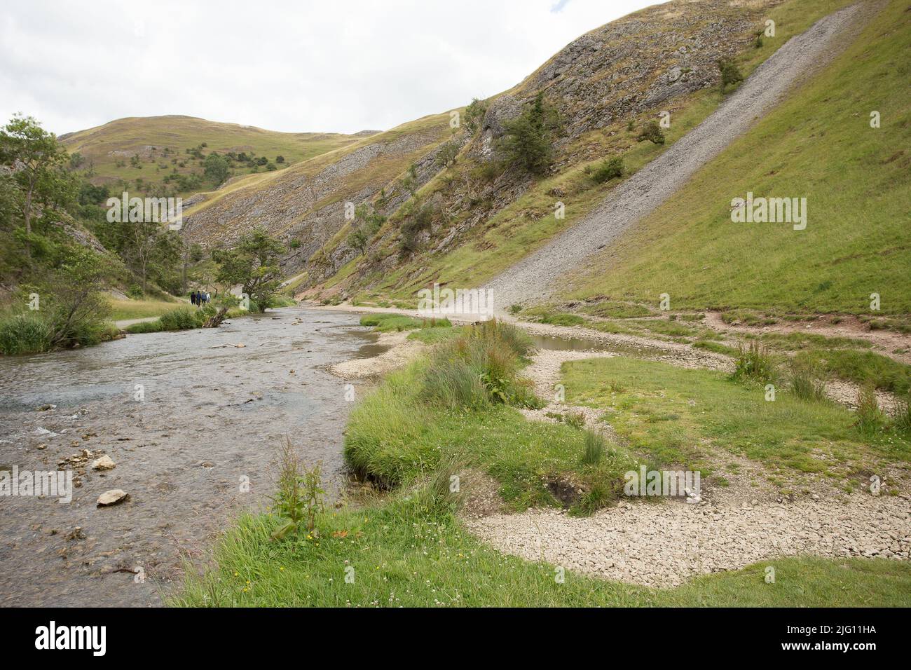 Dovedale Peak District Staffordshire and Derbyshire, England Stock ...