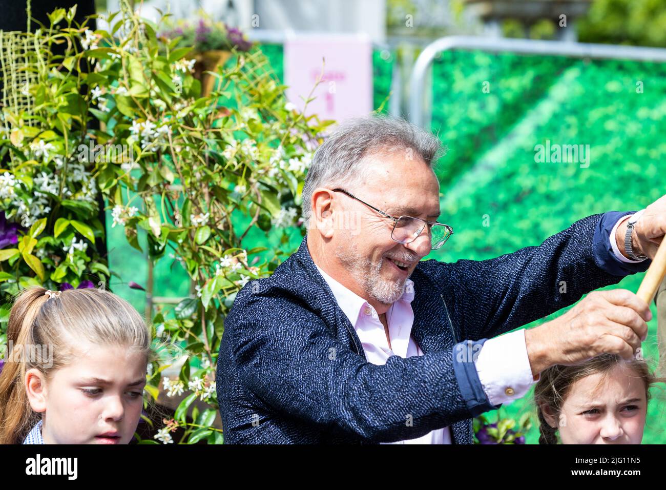 Chef Raymond Blanc attends Hampton Court Palace Flower Festival Stock ...