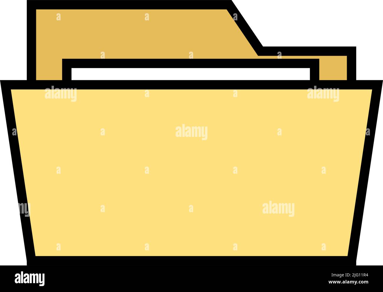 Folder icon containing document. Editable vector Stock Vector Image ... Folder icon containing document. Editable vector Stock Vector Image ...