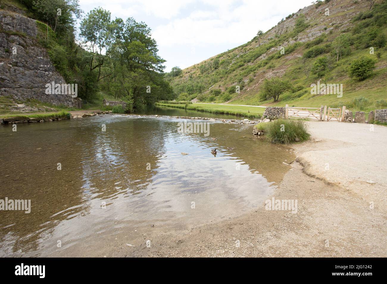 Dovedale Peak District Staffordshire and Derbyshire, England Stock ...