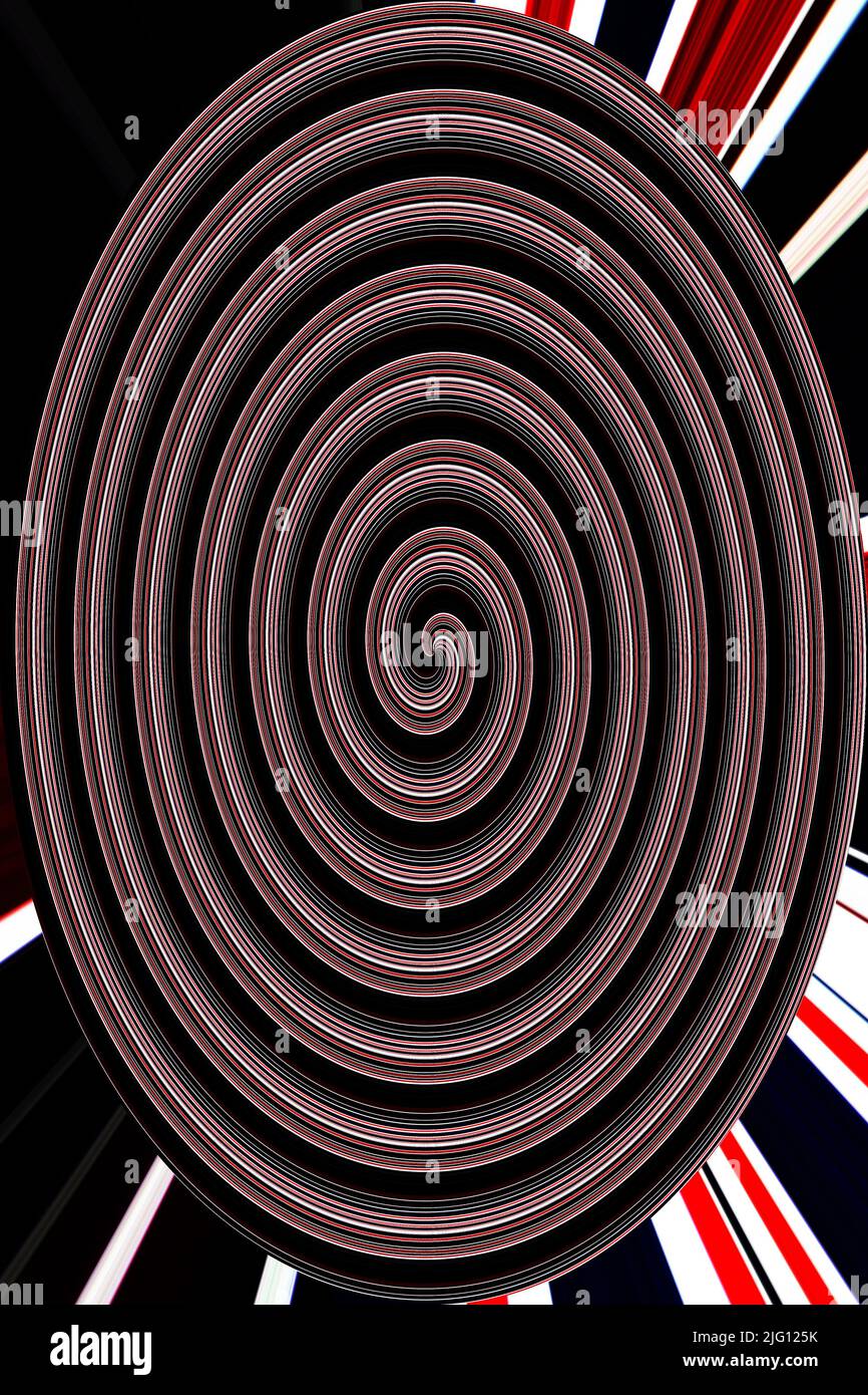 Abstract and contemporary digital art twirl design Stock Photo - Alamy