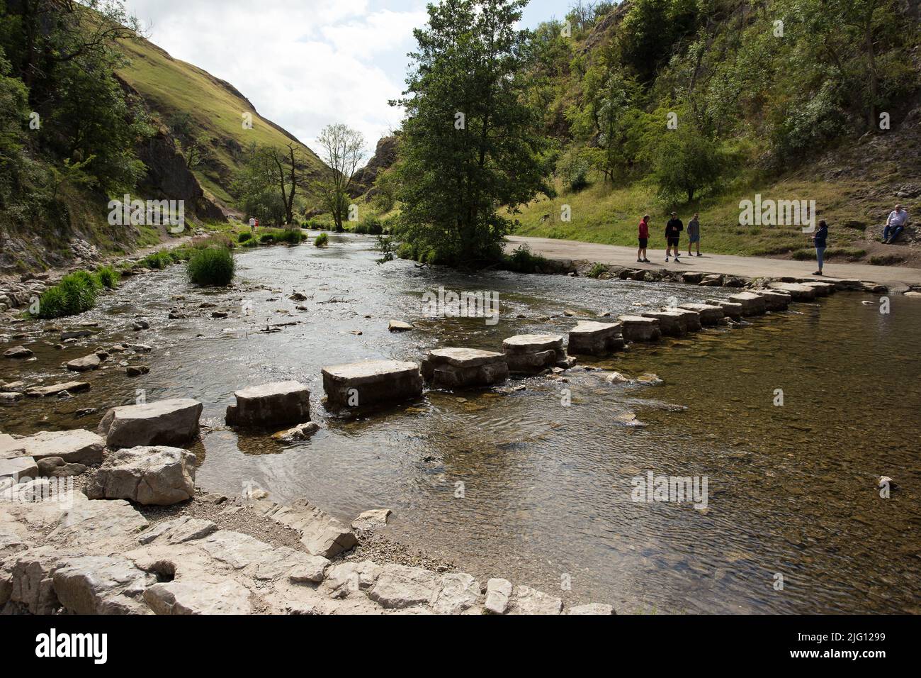 Dovedale Peak District Staffordshire and Derbyshire, England Stock ...