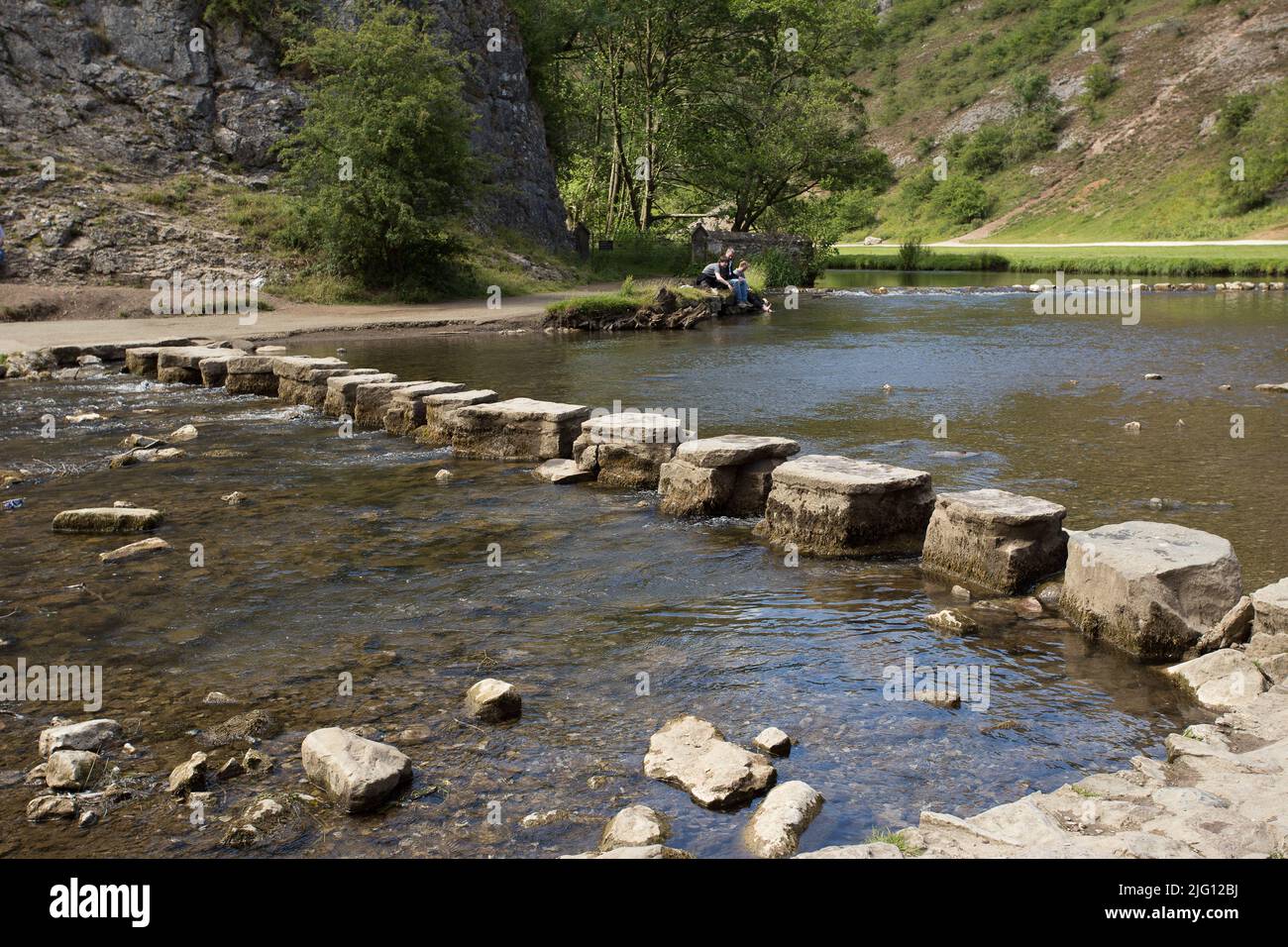 Dovedale Peak District Staffordshire and Derbyshire, England Stock ...