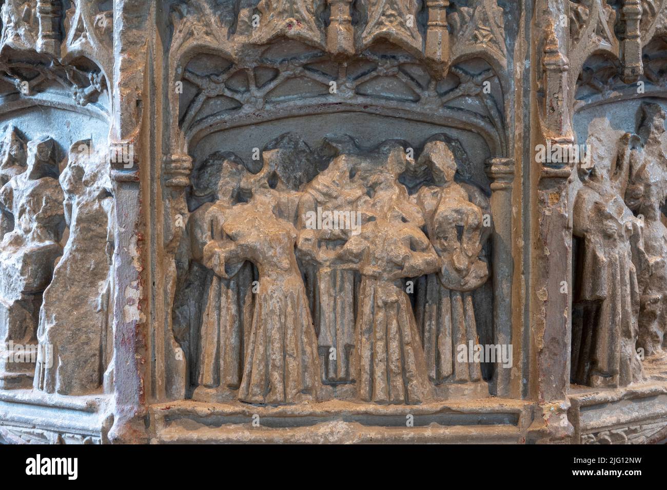 All Saints Church, Laxfield, Suffolk, England, Great Britain Stock ...