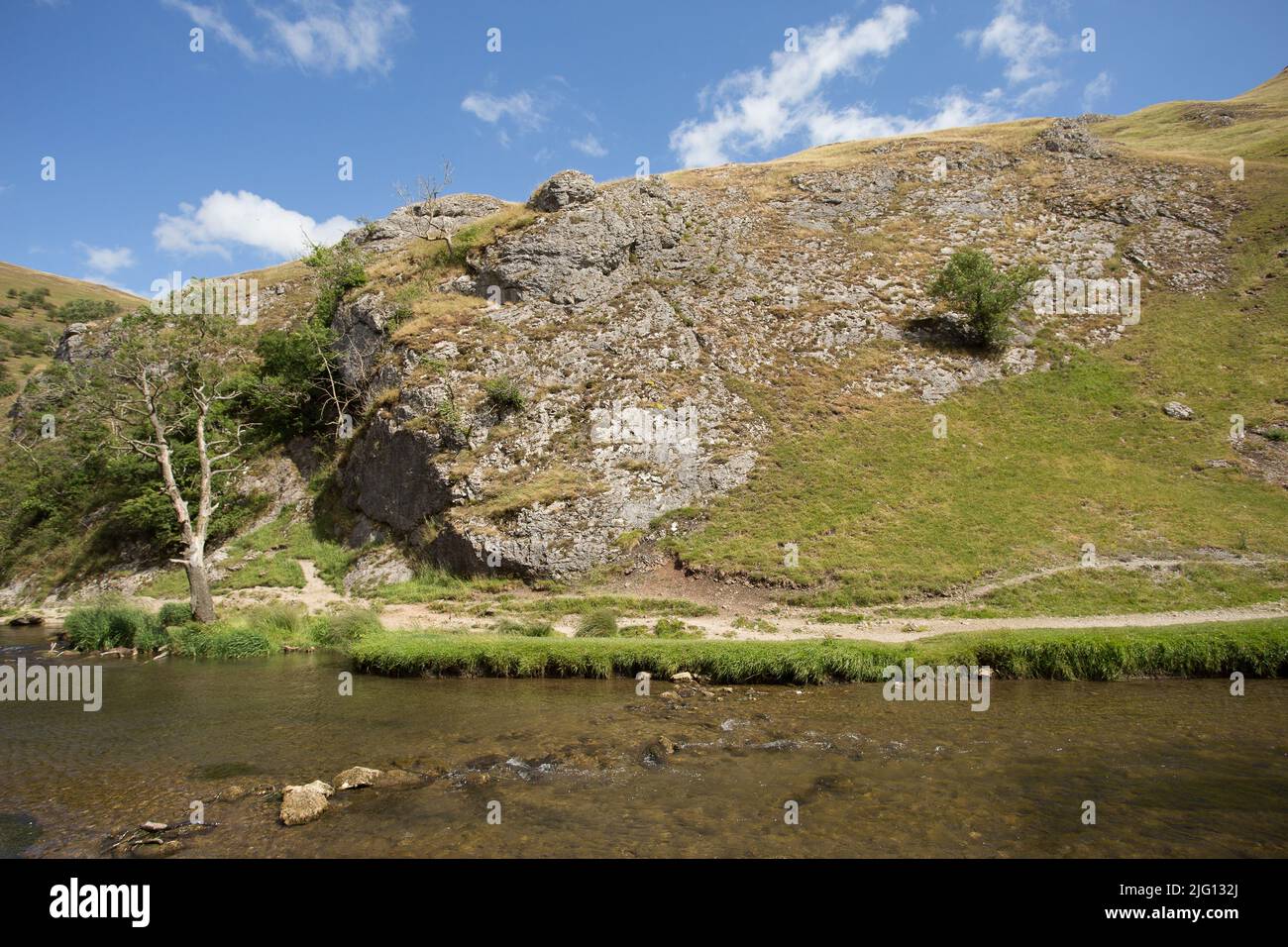 Dovedale Peak District Staffordshire and Derbyshire, England Stock ...