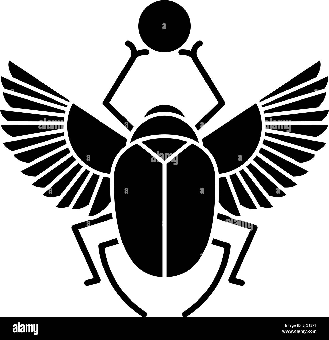 Egyptian scarab icon Stock Vector Image & Art - Alamy