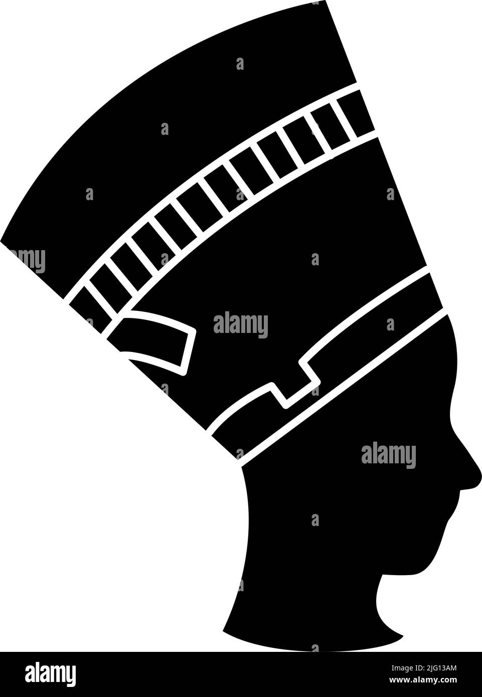 Egyptian nefertiti symbol Stock Vector Image & Art - Alamy