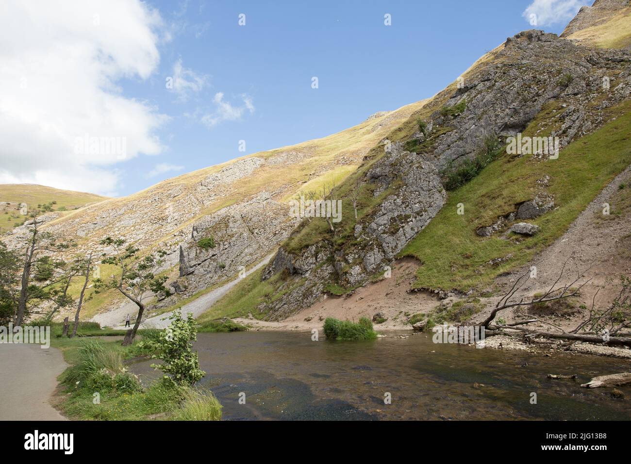 Dovedale Peak District Staffordshire and Derbyshire, England Stock ...