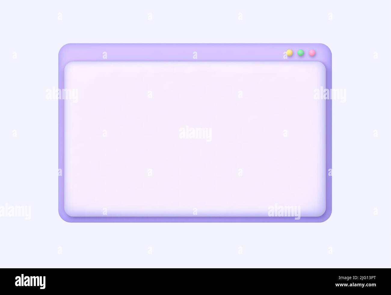 3d browser window, blank isolated website page Stock Vector Image & Art ...