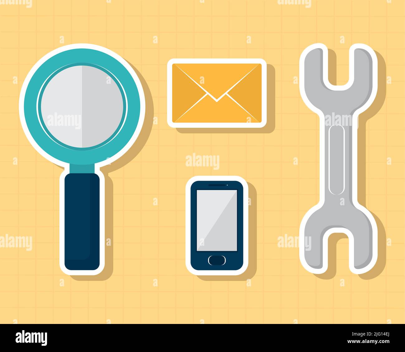 marketing tools icon set Stock Vector Image & Art - Alamy