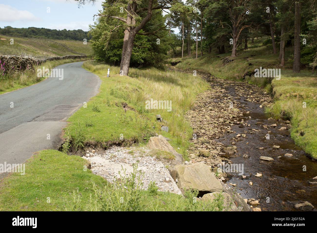 Trough of Bowland valley in the Forest of Bowland Area of Outstanding ...