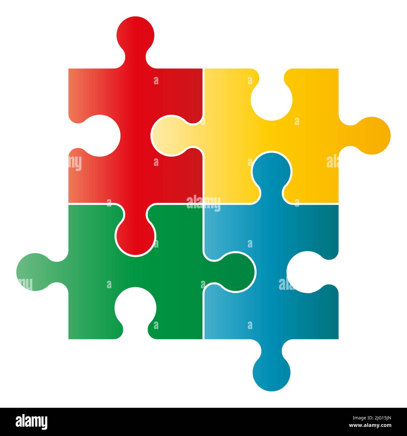 Four piece jigsaw puzzle hi-res stock photography and images - Alamy