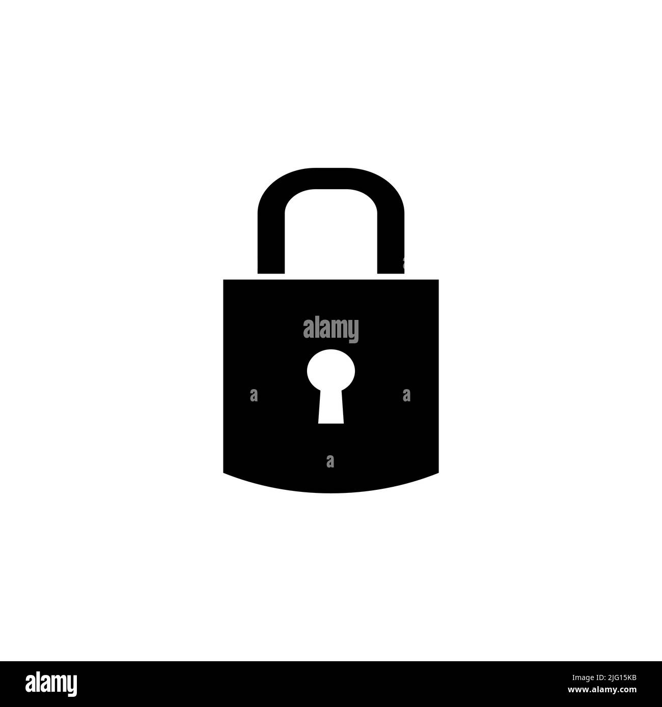 Lock icon. Concept password, blocking, security. Vector illustration ...