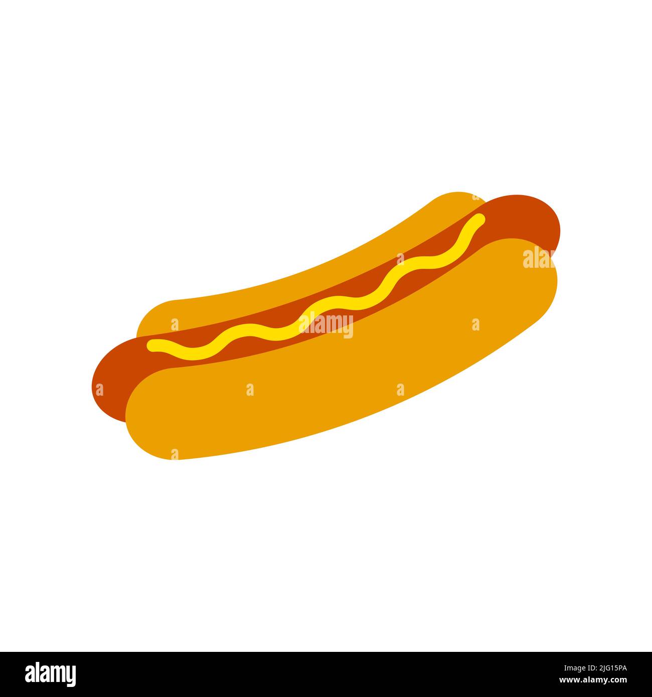 Hotdog menu sign on Stock Vector Images - Alamy
