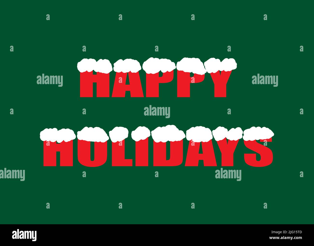 Happy Holidays vector illustration. Vector winter holiday background ...