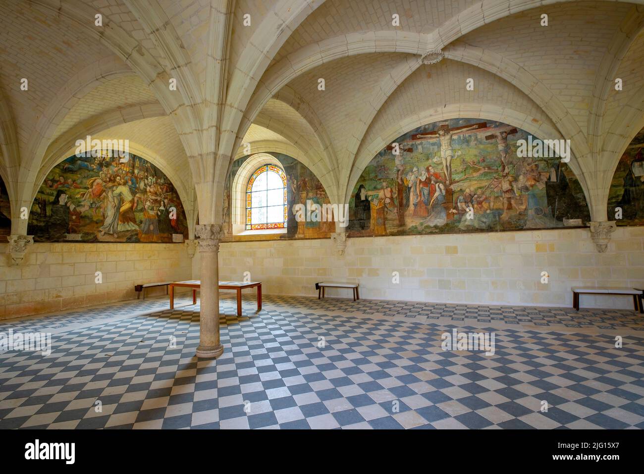 The Royal Abbey of Our Lady of Fontevraud or Fontevrault (in French ...