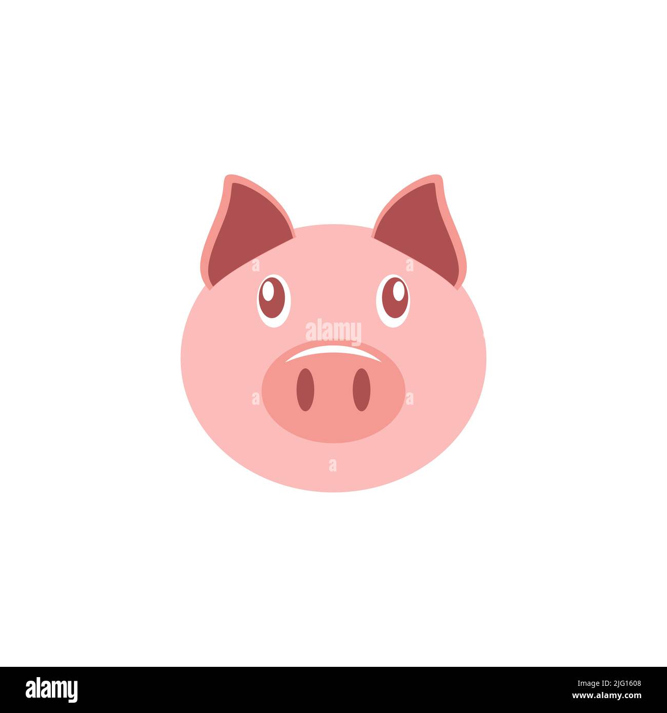 Cartoon Pig Face Mean
