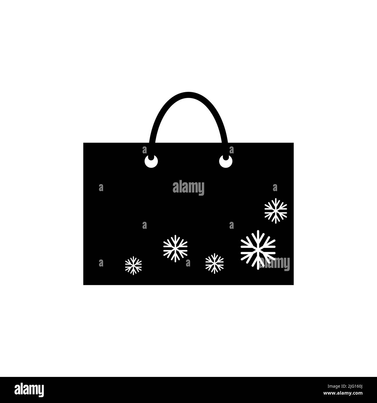 Shopping bag icon vector illustration on white background Stock Vector ...