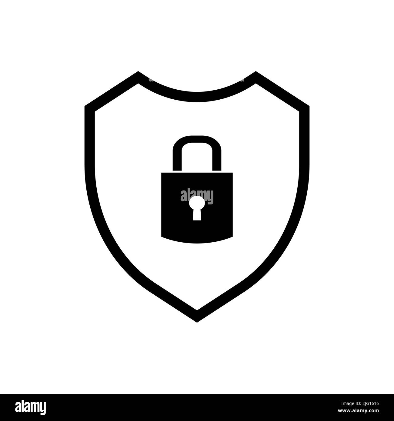 Abstract security vector icon illustration on white background Stock ...