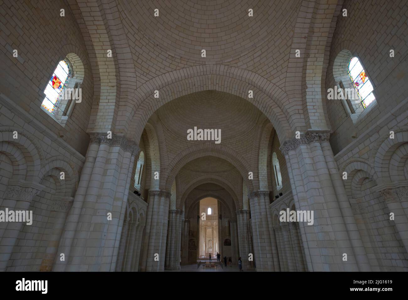 The Royal Abbey of Our Lady of Fontevraud or Fontevrault (in French ...