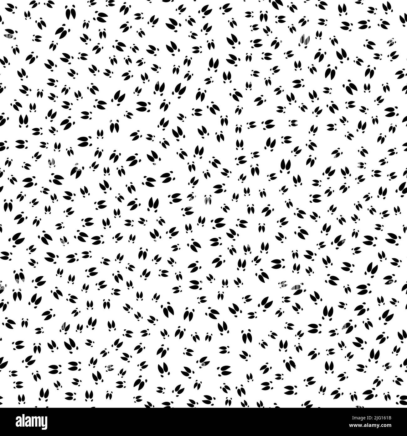 Pig trail seamless pattern. Pig imprint vector Stock Vector Image & Art ...