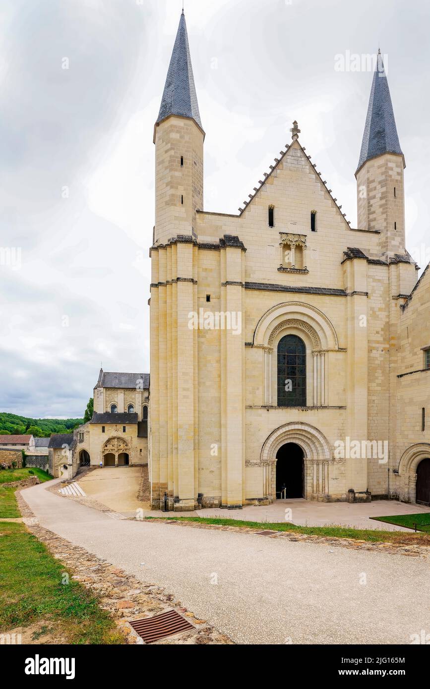 The Royal Abbey of Our Lady of Fontevraud was a monastery in the ...
