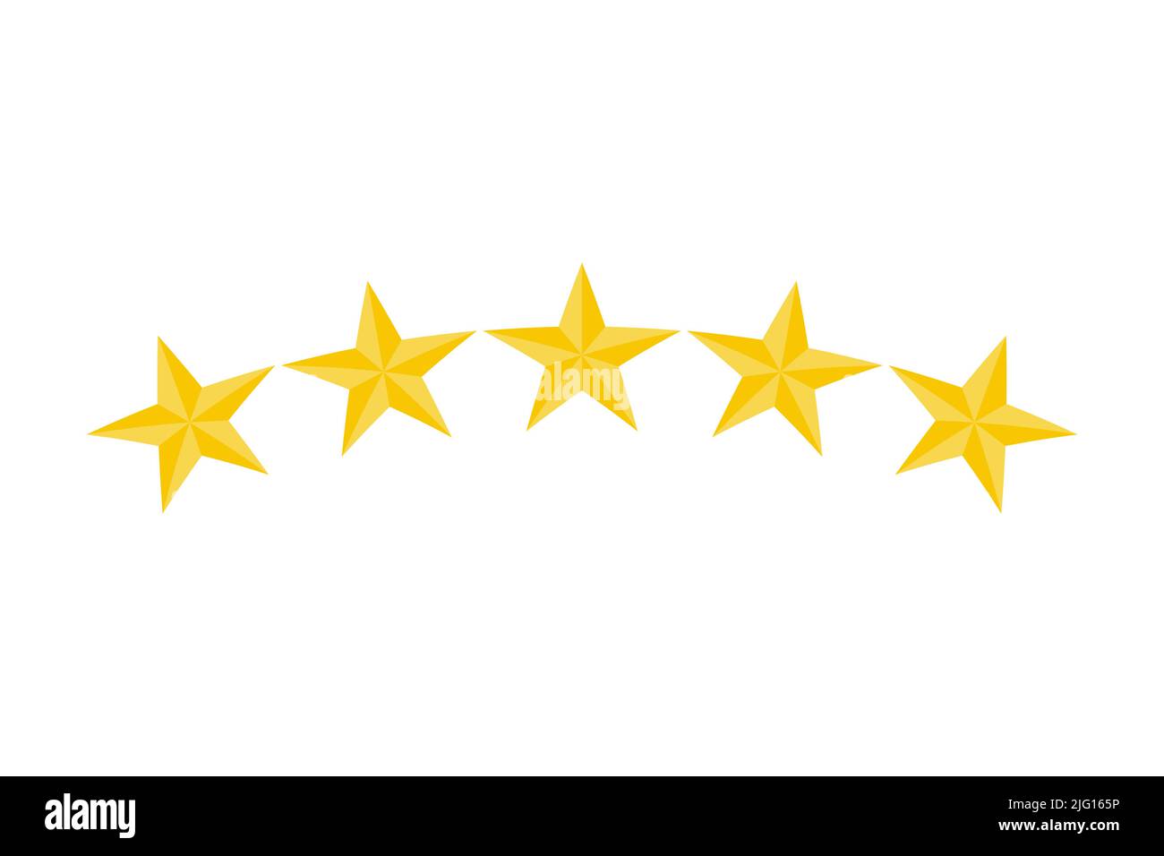 Rating stars vector isolated on white background Stock Vector Image & Art - Alamy