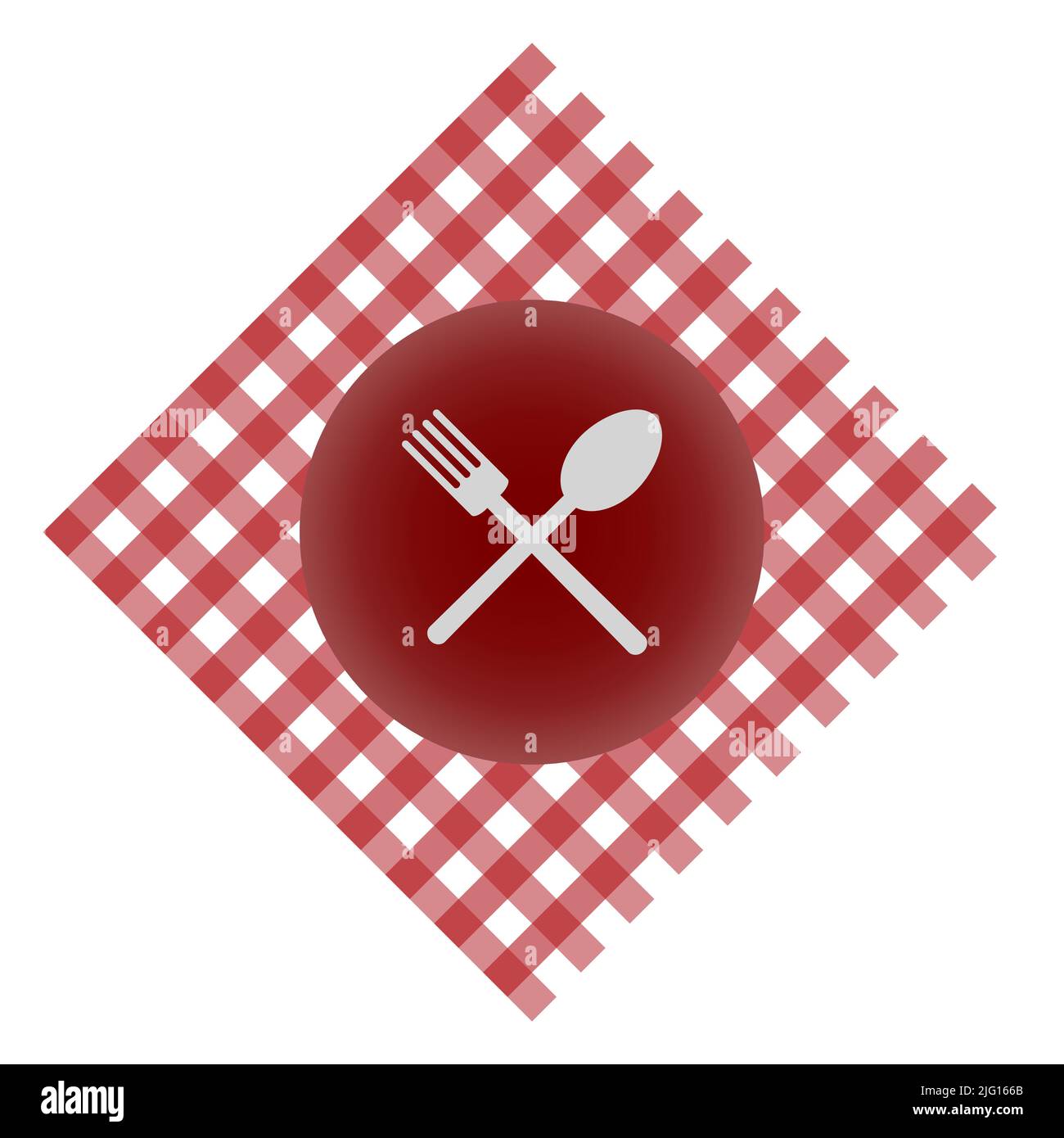 Knife fork on empty Stock Vector Images - Alamy