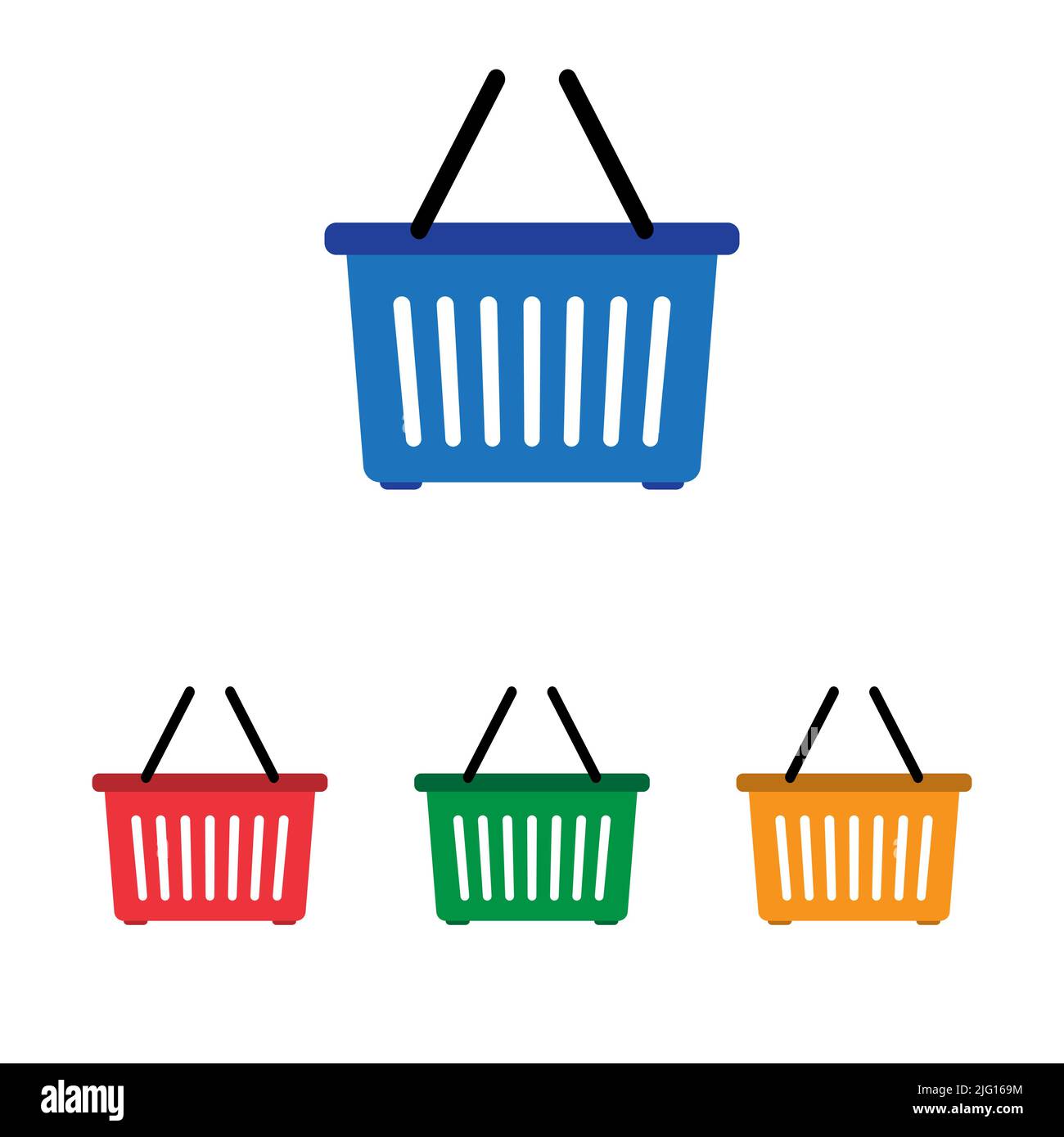 Supermarket basket Stock Vector Images - Alamy