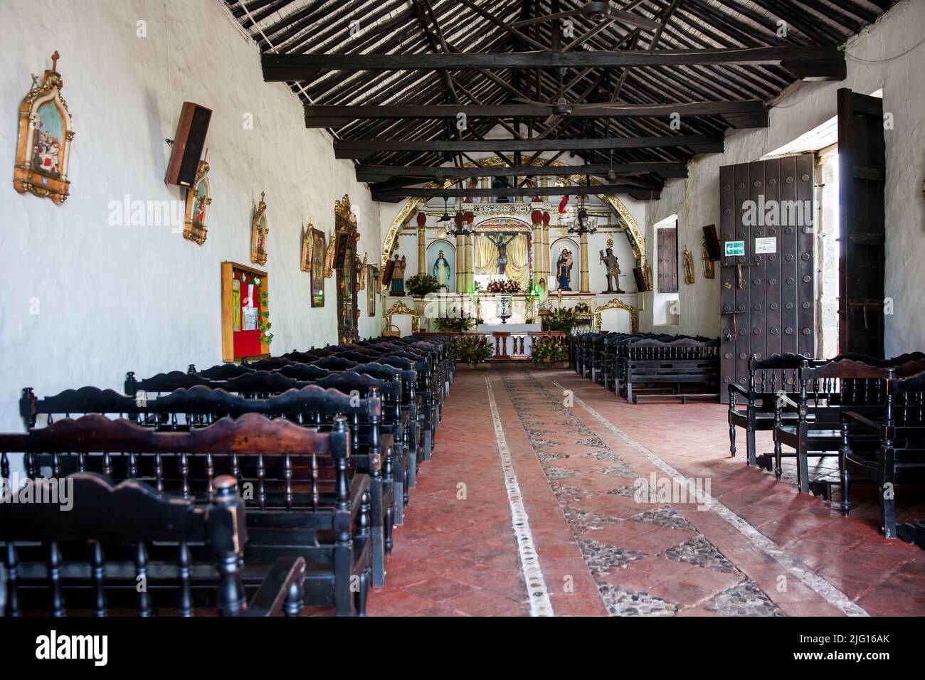 The beautiful historical church La Ermita built in the sixteenth ...