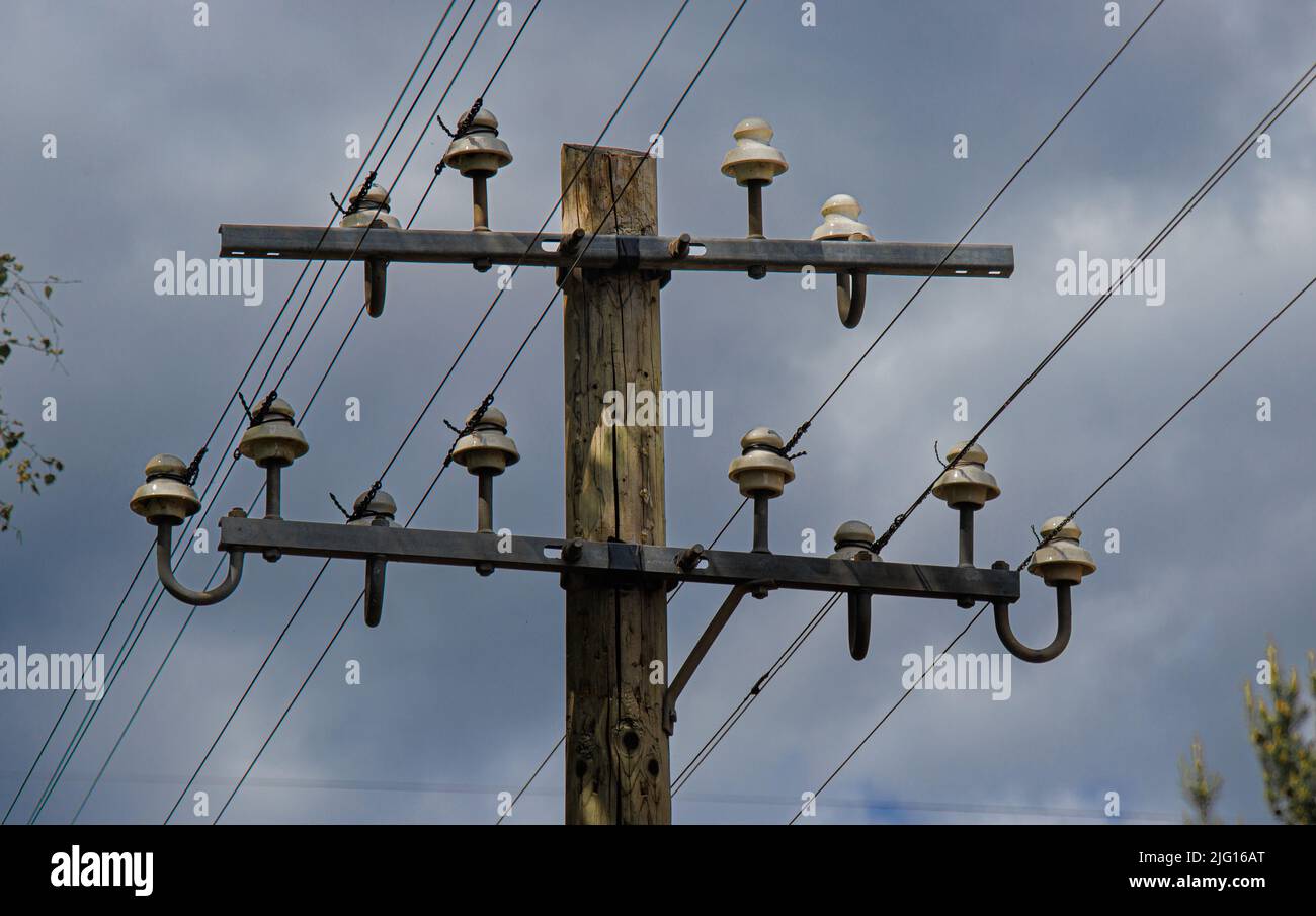 Old telegraph line track hi-res stock photography and images - Alamy