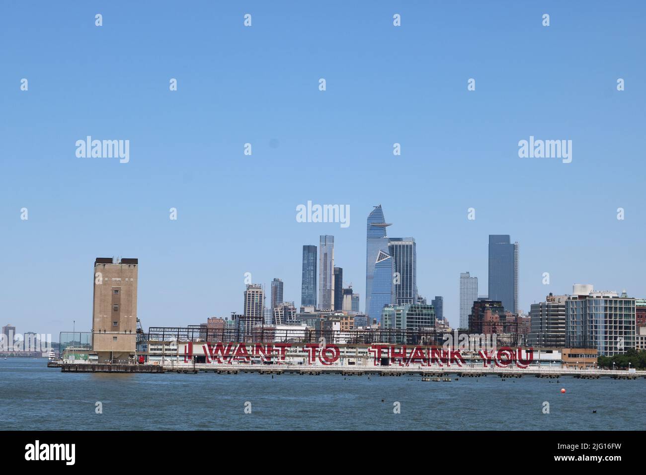 Holland Tunnel with a view of lower Manhattan Stock Photo - Alamy