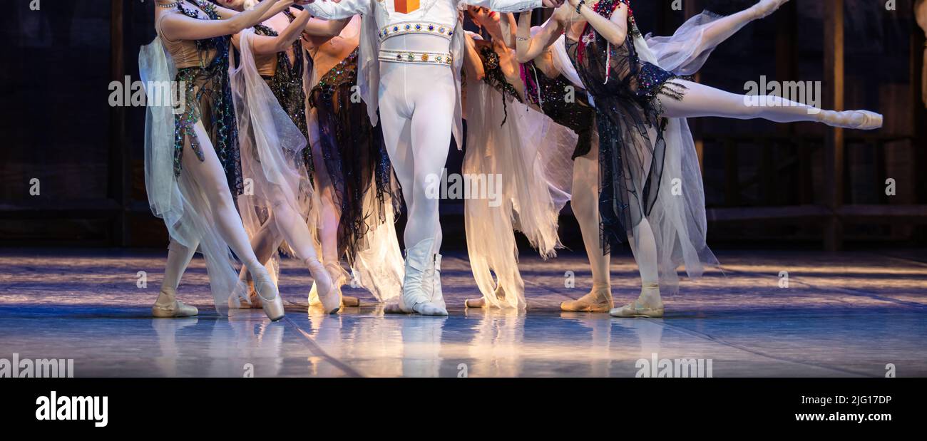 La Esmeralda ballet. Closeup of dancing legs. Ballet wallpaper Stock ...