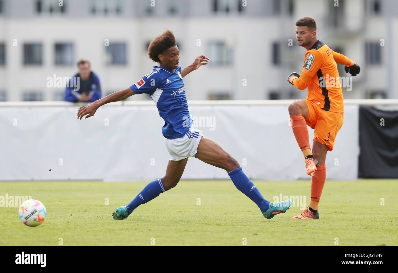 Gelsenkirchen, Deutschland. 06th July, 2022. firo: 06.07.2022 football ...
