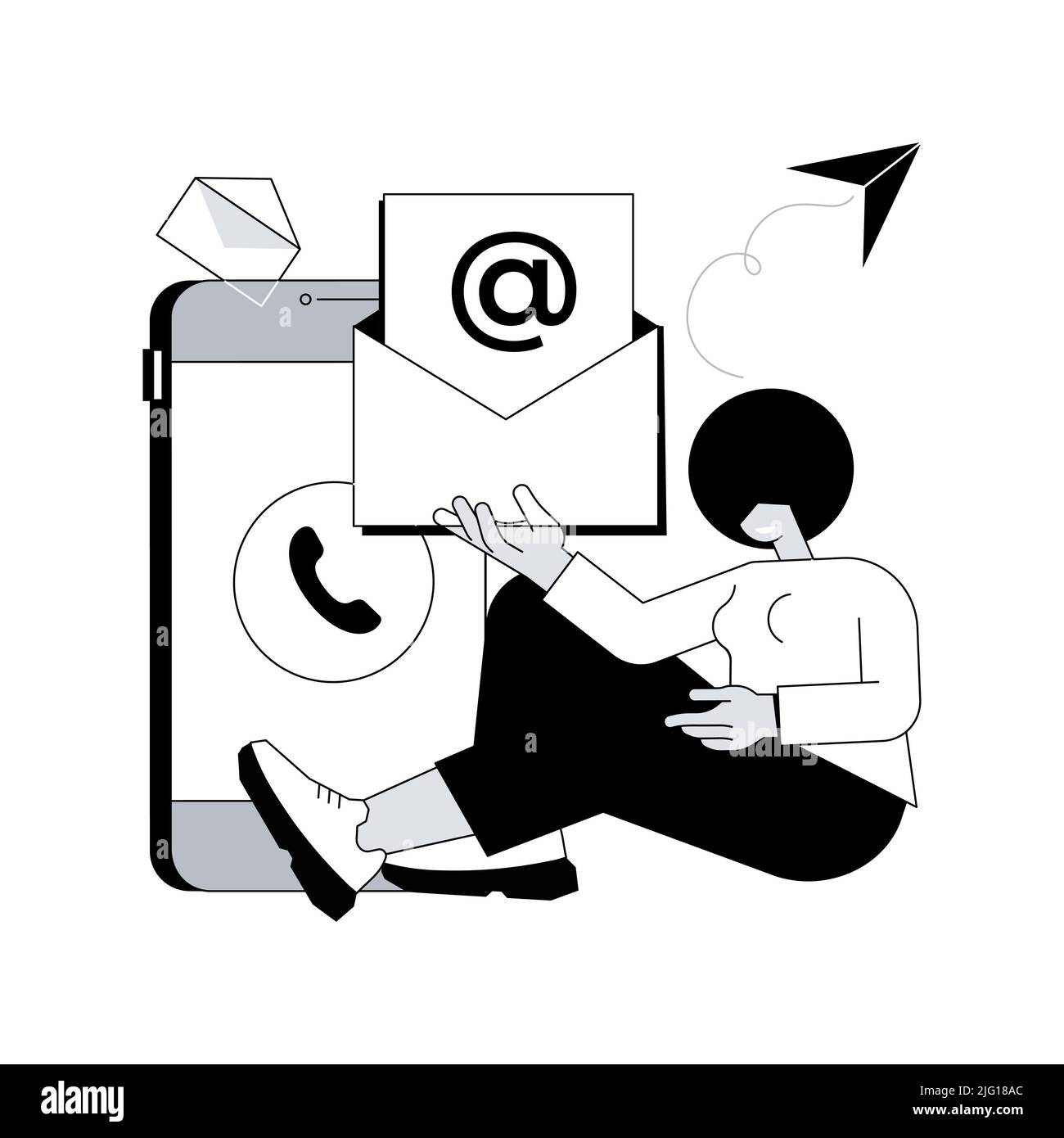 Physical mail Stock Vector Images - Alamy