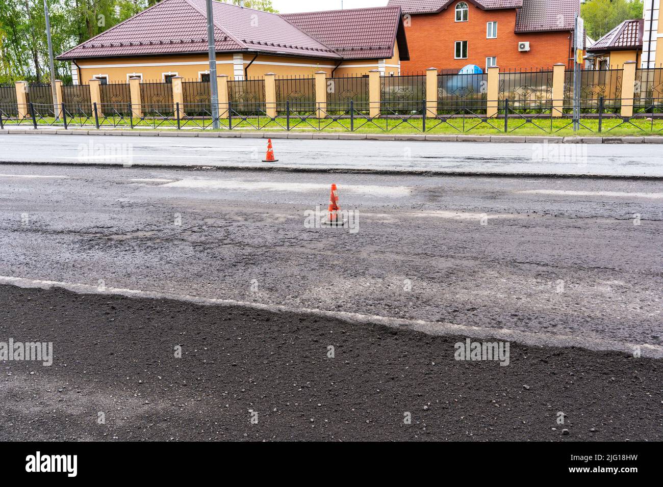 Highway road cone hi-res stock photography and images - Alamy
