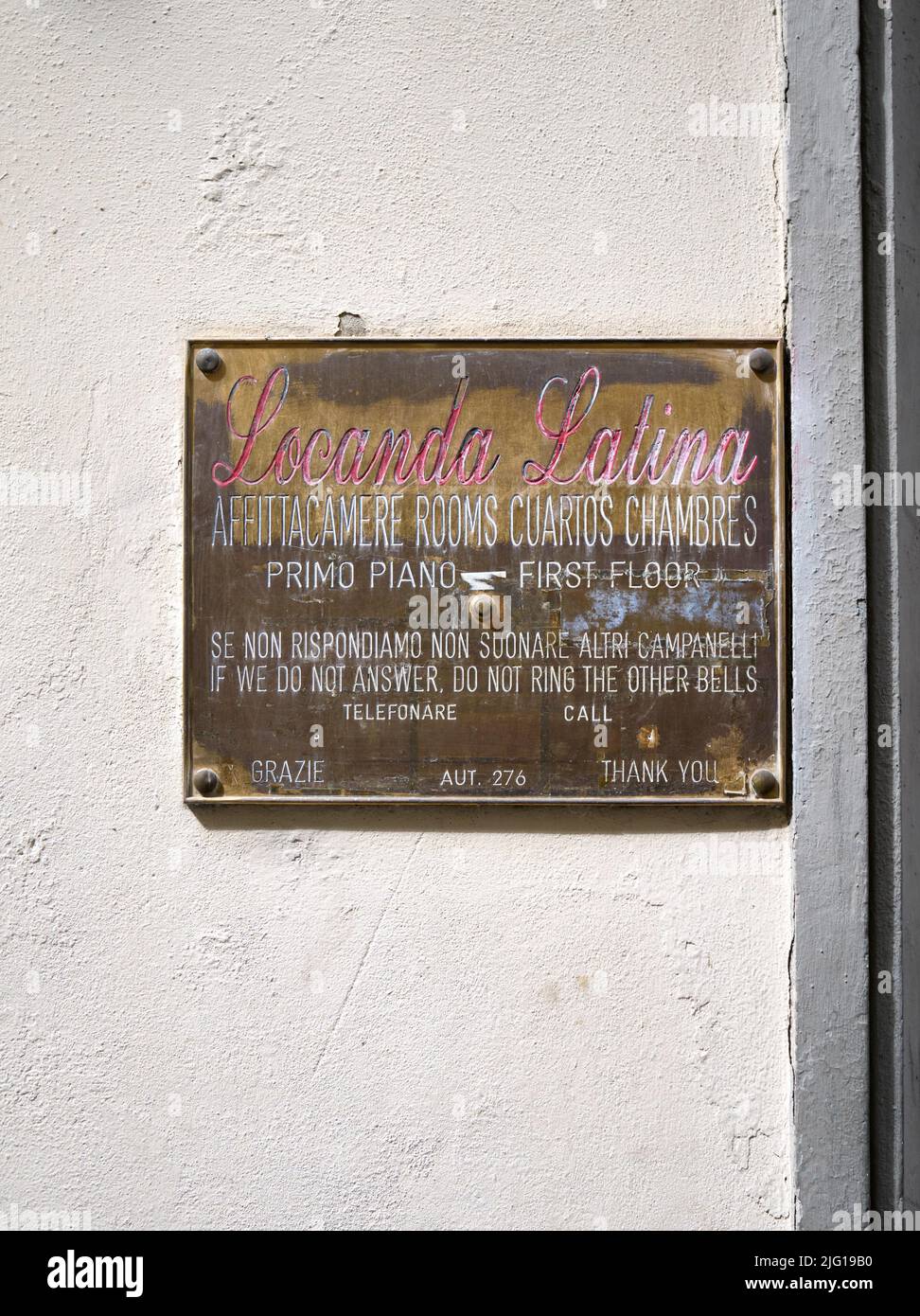 Locanda latina rooms hi-res stock photography and images - Alamy